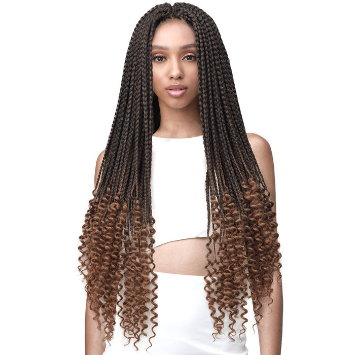 Bobbi Boss Crochet BOMBA BOX BRAID Curly Tips 28" 2X – The Best Wigs